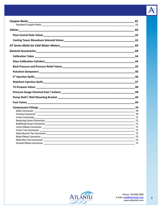 Atlantis Technologies Product Catalog 2019 - Page 6-7
