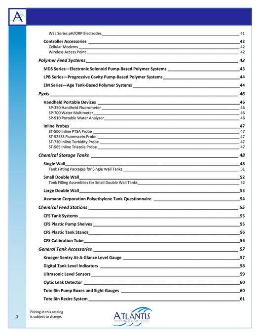 Atlantis Technologies Product Catalog 2019 - Page 6-7