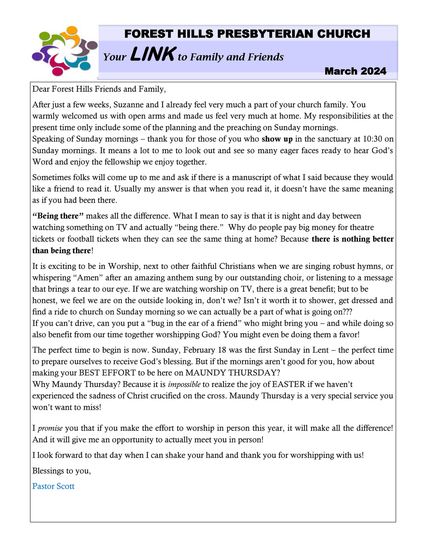 Internet Outreach Experts - Forest Hills Presbyterian Church March 2024 ...