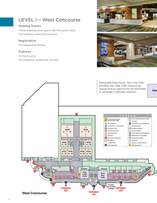 Orange County Convention Center - OCCC West Building Floor Plan Book ...