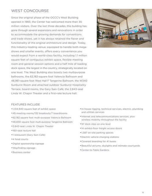 Orange County Convention Center - OCCC West Building Floor Plan Book ...