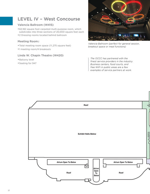 Orange County Convention Center - OCCC West Building Floor Plan Book ...