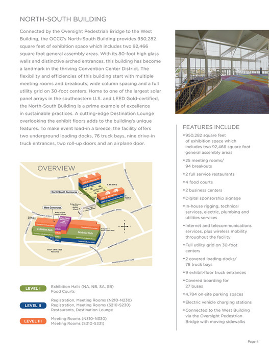 Orange County Convention Center - OCCC North-South Floor Plan Book ...