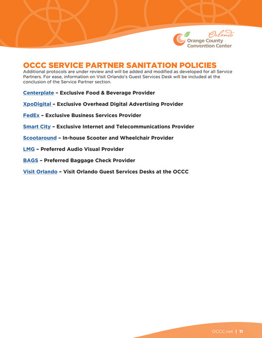 Orange County Convention Center - OCCC Operational Procedures and ...