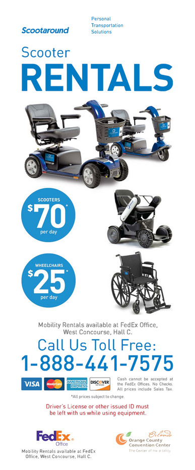 Orange County Convention Center - ScootAround Flyer - Page 1