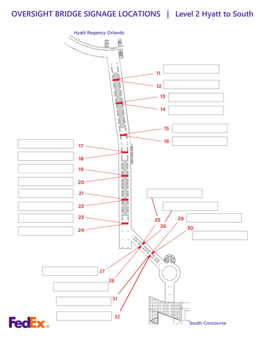 Orange County Convention Center - FedEx | Pedestrian Bridges ...