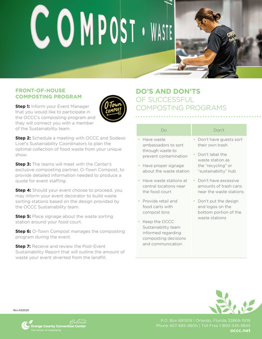 Orange County Convention Center Sustainability - Client Event ...