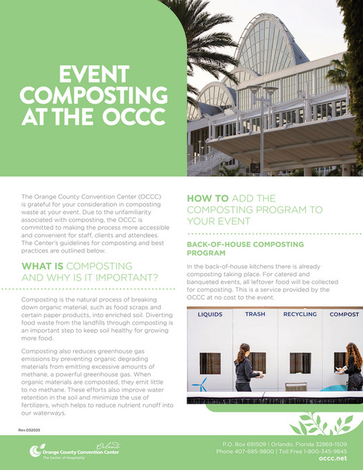 Orange County Convention Center Sustainability - Client Event ...