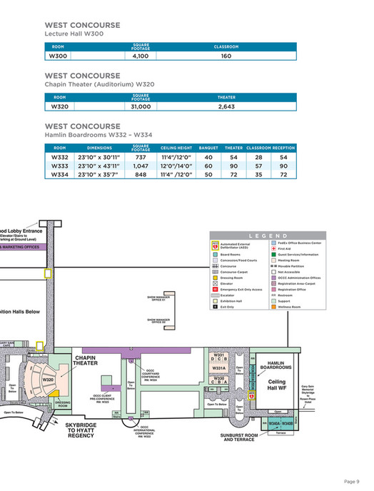 Orange County Convention Center - Facility Floor Plans - Page 14-15 ...