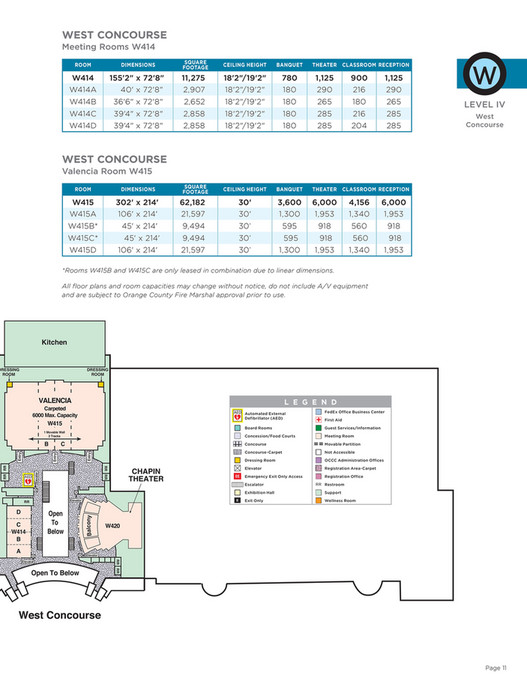 Orange County Convention Center - Facility Floor Plans - Page 18-19 ...
