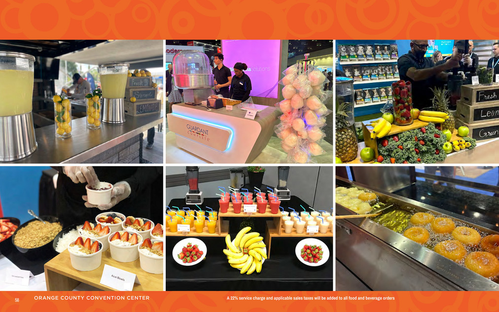 Orange County Convention Center Catering Menu Centerplate Sodexo Live ...