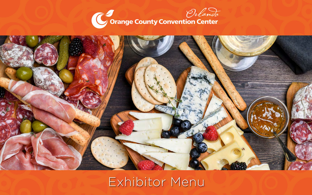 Orange County Convention Center - Exhibitor Catering Menu - Page 1 ...