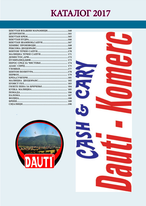 Dauti-komerc - Cash&Cary-KATALOG- - Page 4-5 - Created with Publitas.com