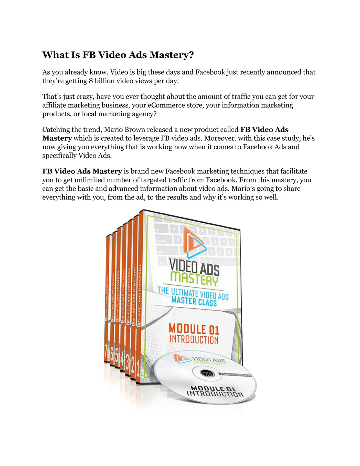 GGRR - FB Video Ads Mastery review and Exclusive $26,400 Bonus - Page 2 ...