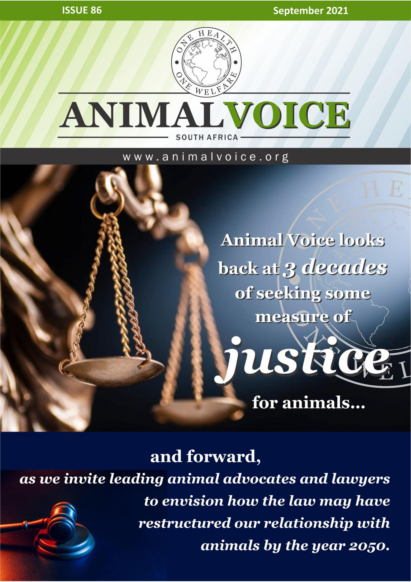 My publications - Animal Voice September 2021 Issue 86 - Page 1 ...