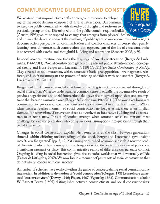 Kendall Hunt Publishing - Conflict Between Persons: The Origins of ...