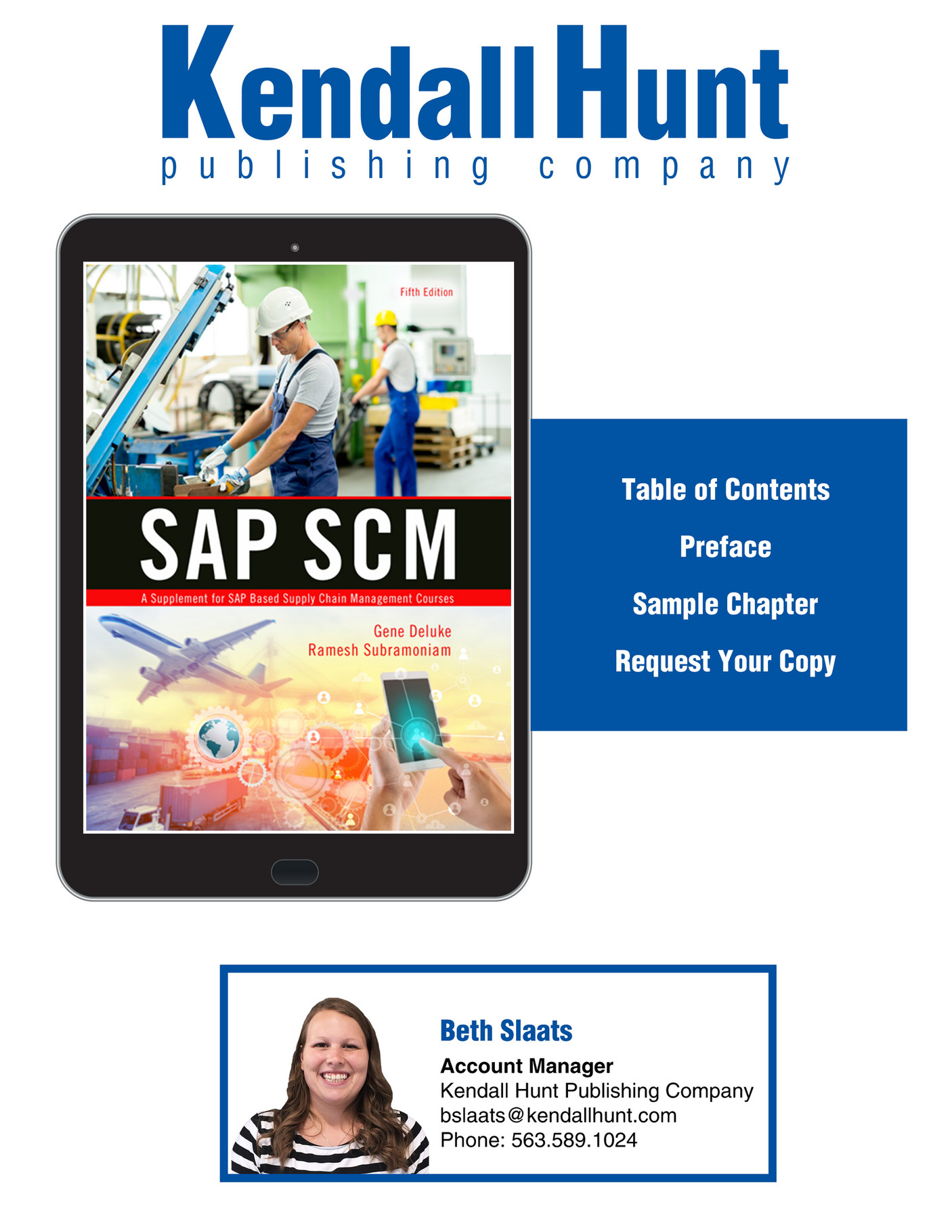 Kendall Hunt Publishing - SAP SCM_A Supplement for SAP Based Supply ...