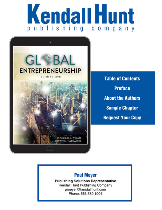 Kendall Hunt Publishing - Global Entrepreneurship Exclusive Access - Page 1 - Created with ...