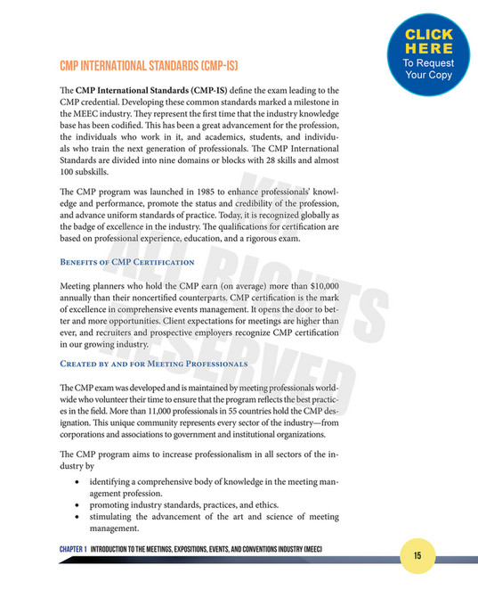 Kendall Hunt Publishing - Introduction to the Meeting, Events, Expositions and Conventions ...