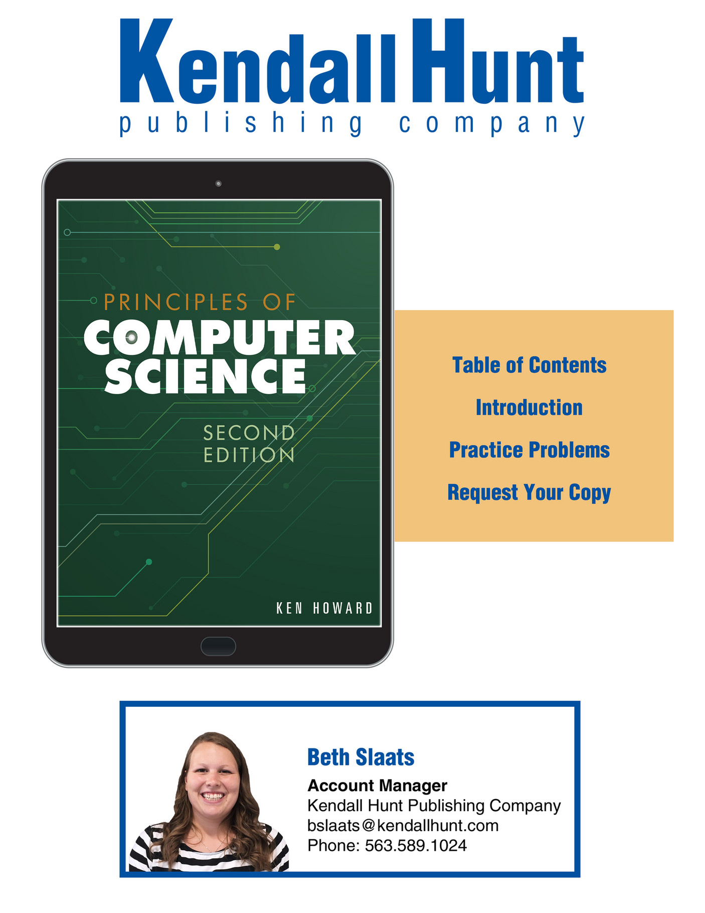 Kendall Hunt Publishing - Principles of Computer Science Exclusive ...
