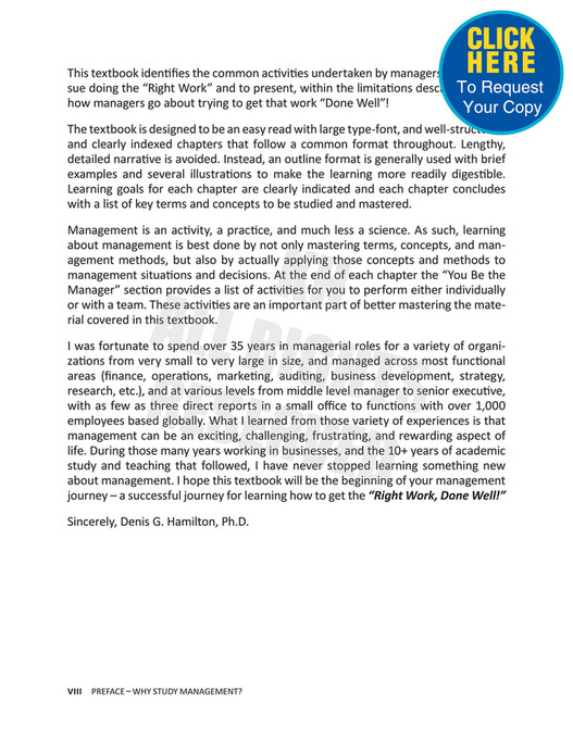 Kendall Hunt Publishing - Management: The Right Work, Done Well! Exclusive Access - Page 8-9 ...