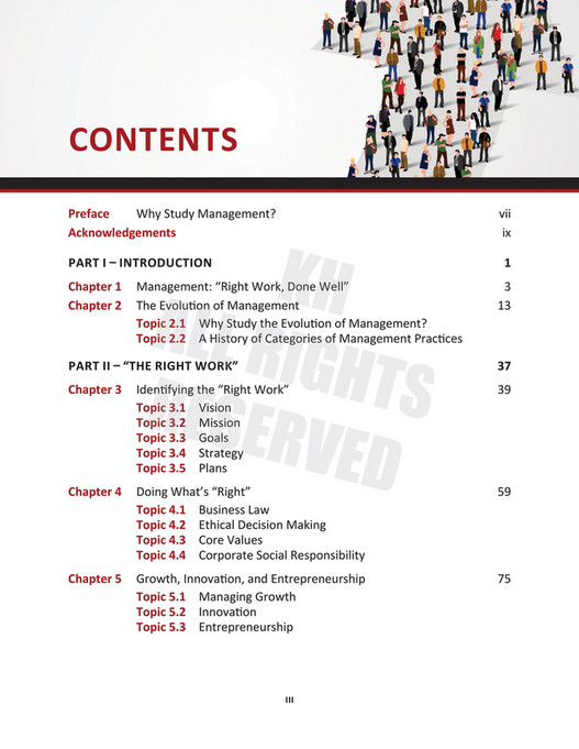 Kendall Hunt Publishing - Management: The Right Work, Done Well! Exclusive Access - Page 4-5 ...