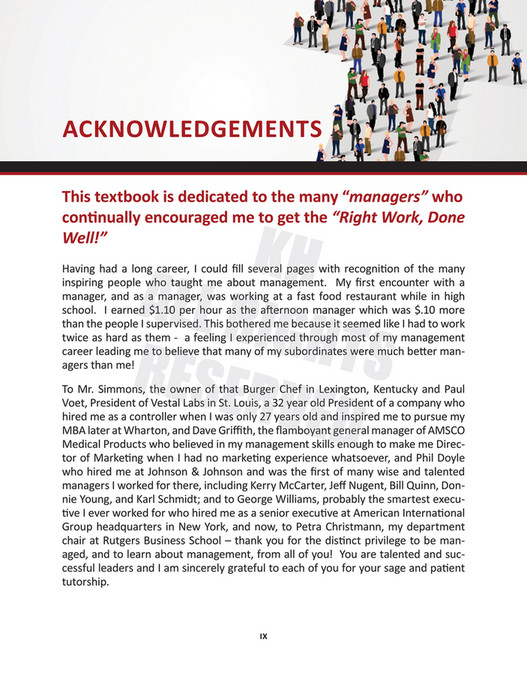 Kendall Hunt Publishing - Management: The Right Work, Done Well ...