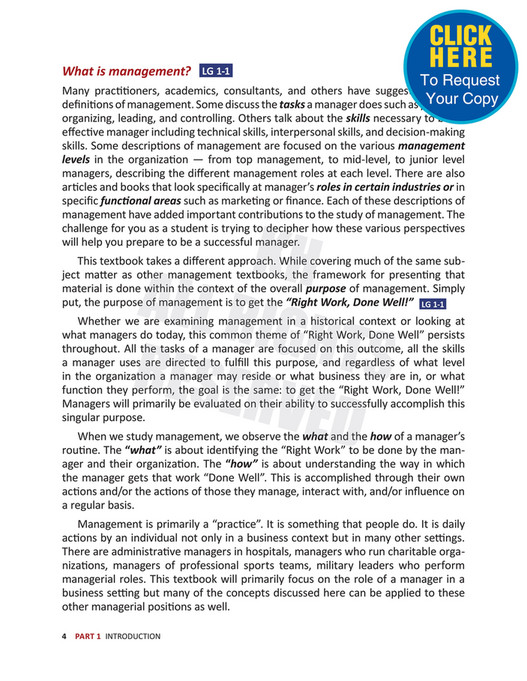 Kendall Hunt Publishing - Management: The Right Work, Done Well! Exclusive Access - Page 16-17 ...