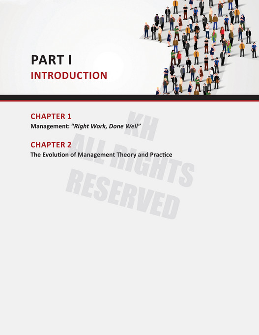 Kendall Hunt Publishing - Management: The Right Work, Done Well! Exclusive Access - Page 14-15 ...