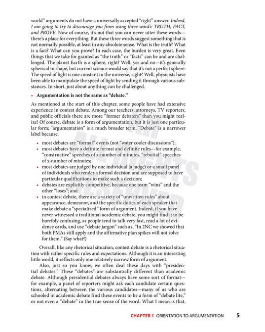 Kendall Hunt Publishing - Argumentation: Critical Thinking in Action ...