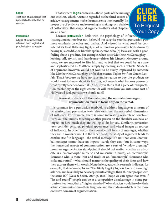 Kendall Hunt Publishing - Argumentation: Critical Thinking in Action ...