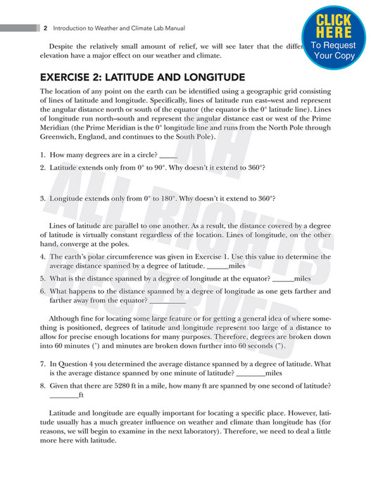 Kendall Hunt Publishing - Introduction to Weather and Climate Lab ...