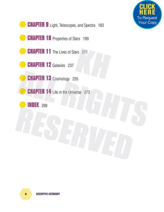 Kendall Hunt Publishing - Descriptive Astronomy: A Conceptual Approach ...