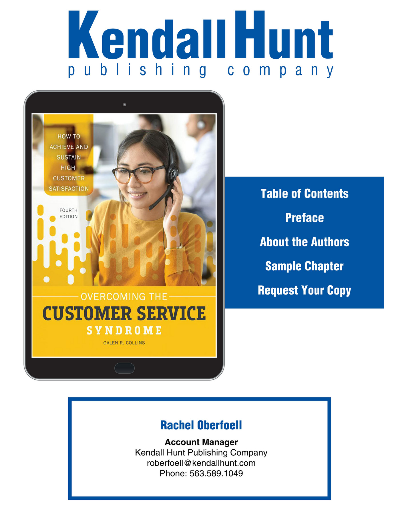 Kendall Hunt Publishing - Overcoming the Customer Service Syndrome: How ...