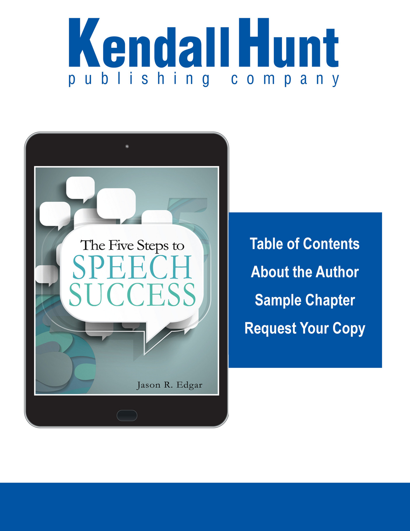 Kendall Hunt Publishing - The Five Steps to Speech Success - Page 6-7 ... Kendall Hunt Publishing - The Five Steps to Speech Success - Page 6-7 ...