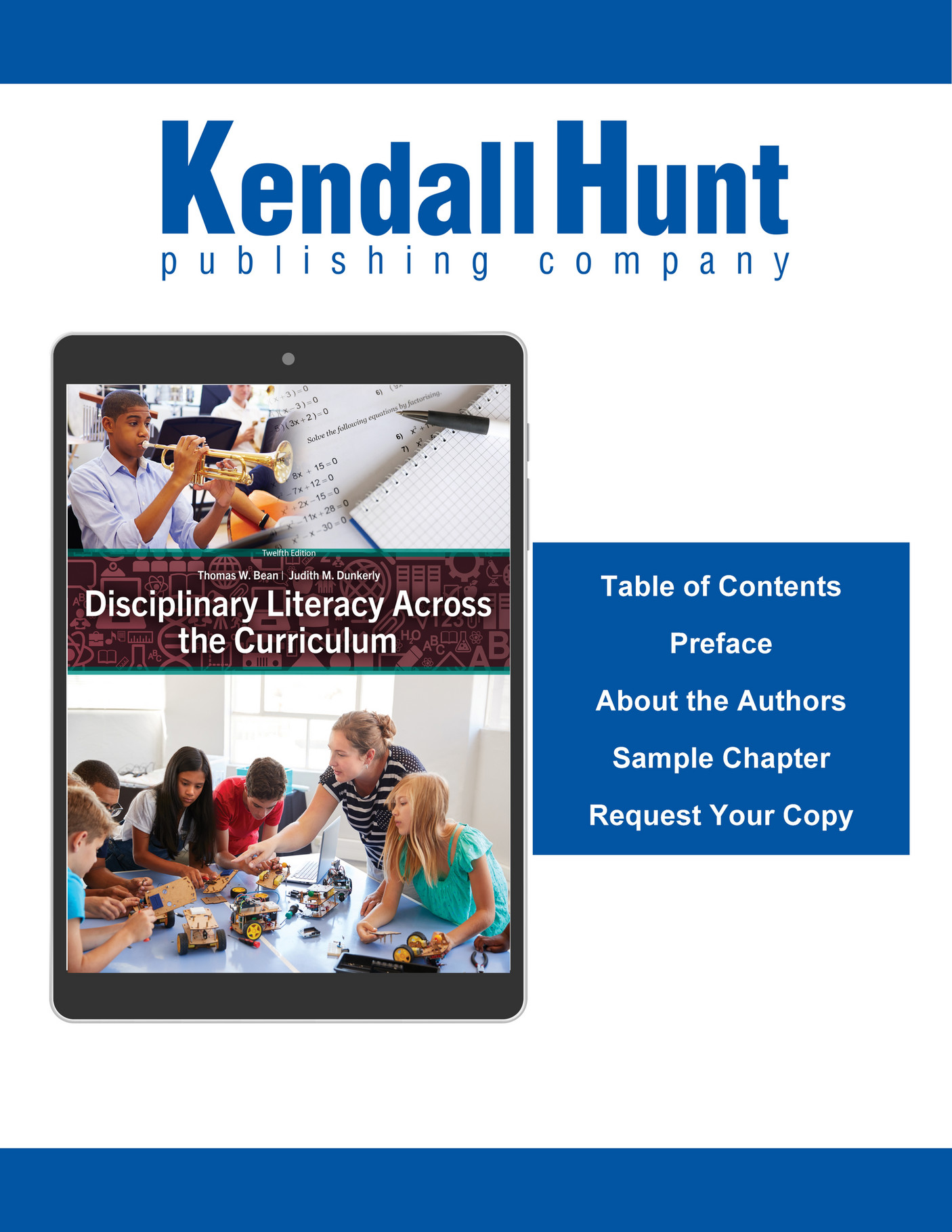 Kendall Hunt Publishing - Disciplinary Literacy Across the Curriculum ...