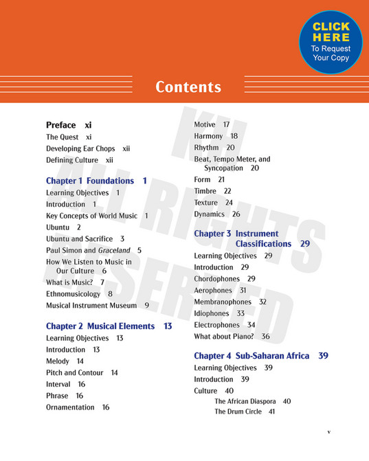 Kendall Hunt Publishing - World Music_Diversity in Styles, Instruments and Culture - Page 4-5 ...