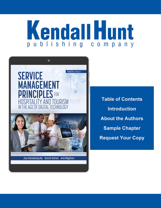 Kendall Hunt Publishing - Service Management Principles for Hospitality ...