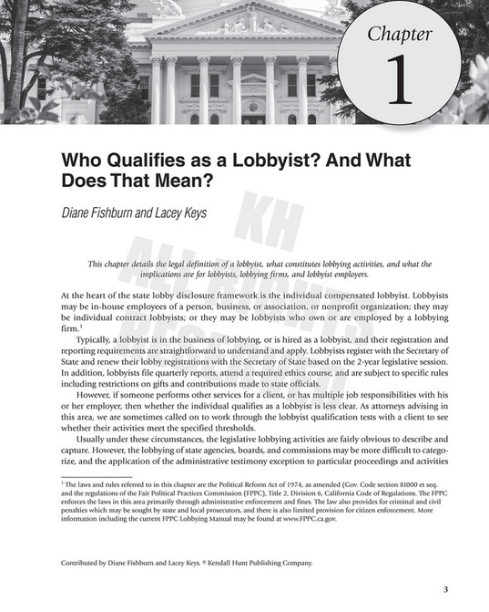 Kendall Hunt Publishing - A Practitioner's Guide to Lobbying and ...