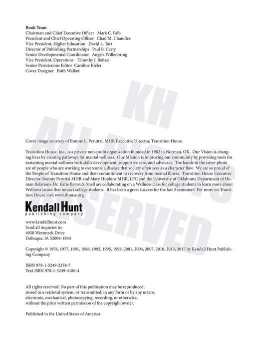Kendall Hunt Publishing - Becoming Aware Exclusive Access - Page 1 ...