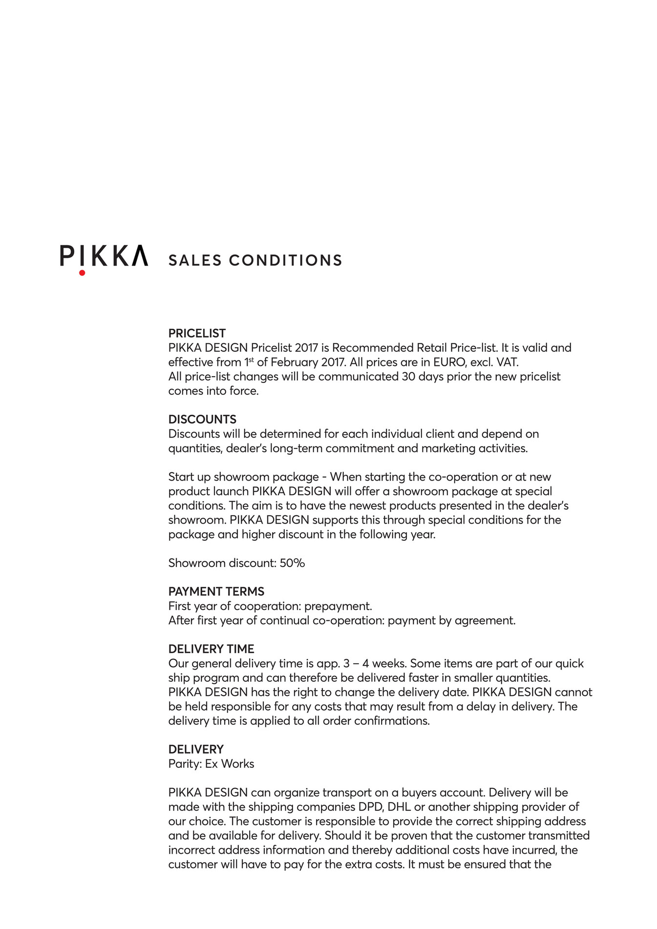 Pikka design d.o.o. - CIRCULUM by PIKKA_sales conditions - Page 1 ...