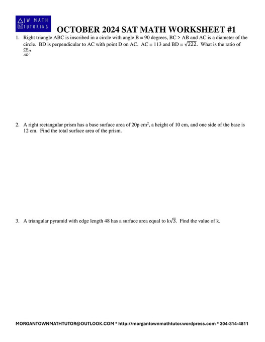 My publications - October 2024 Questions-Part 1 - Page 1 - Created with Publitas.com