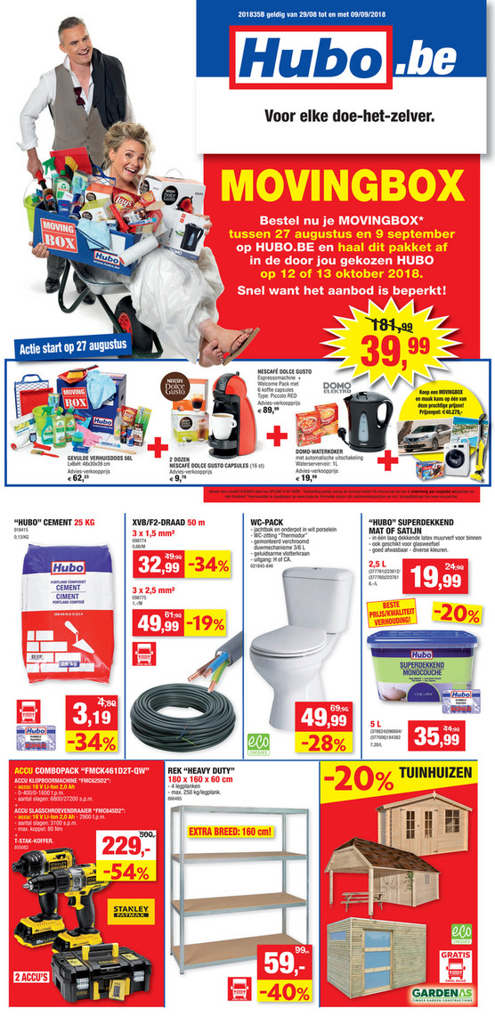 Hubo Folder - Promoties van de week 35