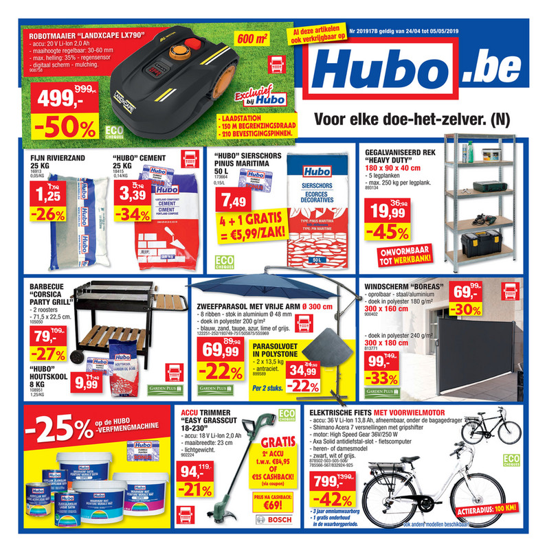 Folder Hubo van 24/04/2019 tot 05/05/2019 - Weekpromoties 17
