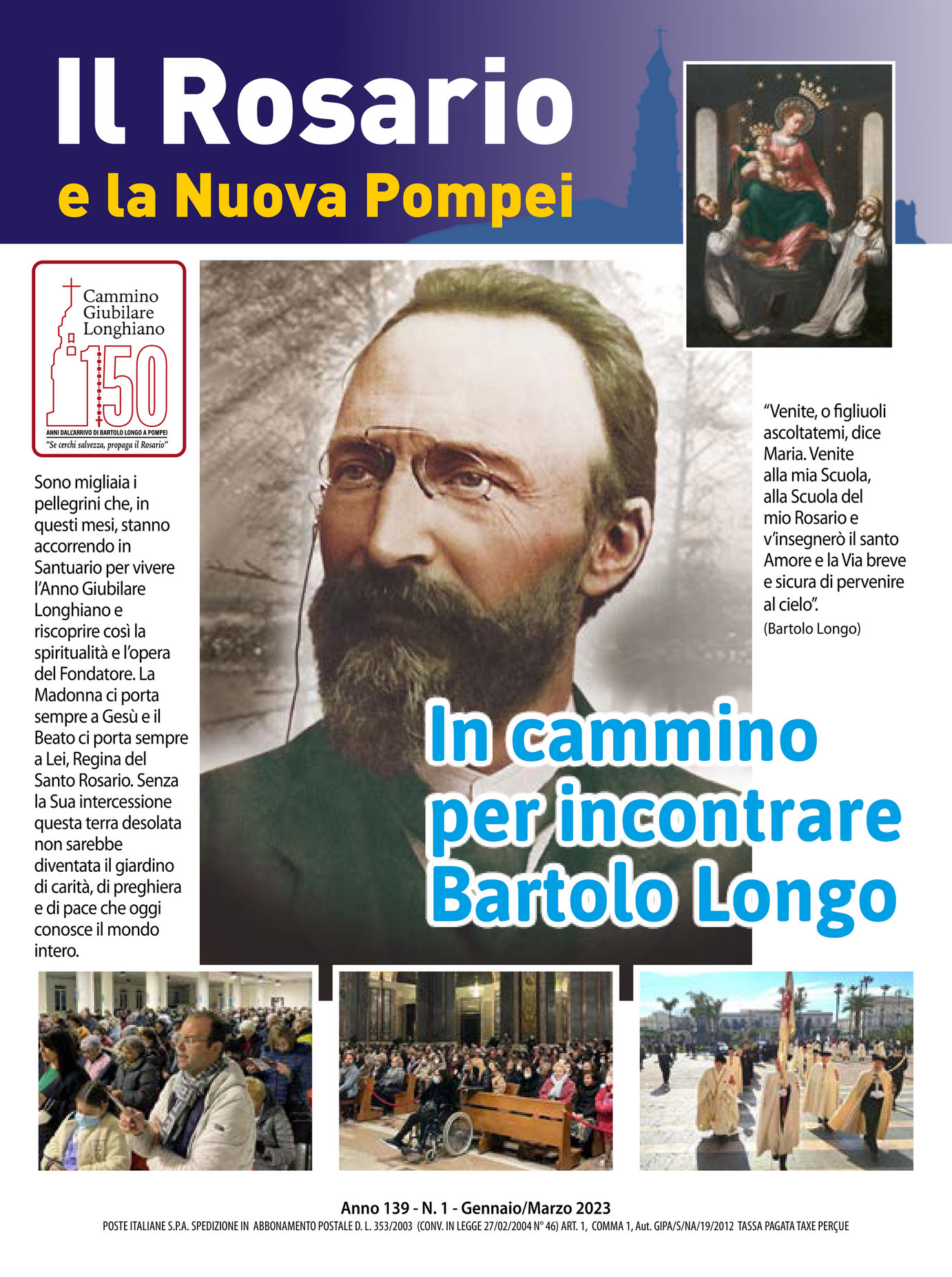 In Cammino Per Incontrare Bartolo Longo Pagina 2 3 In Cammino Per Incontrare Bartolo Longo Pagina 2 3