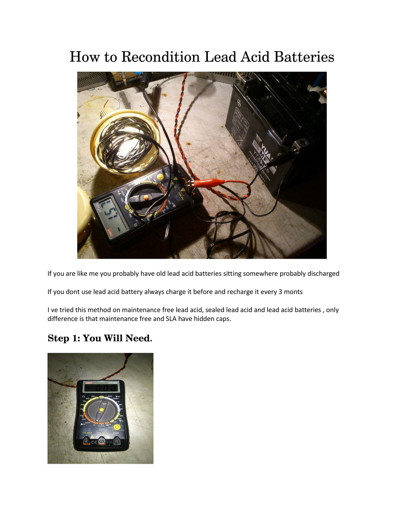 Software - How to Recondition Lead Acid Batteries - Page 1 - Created ...
