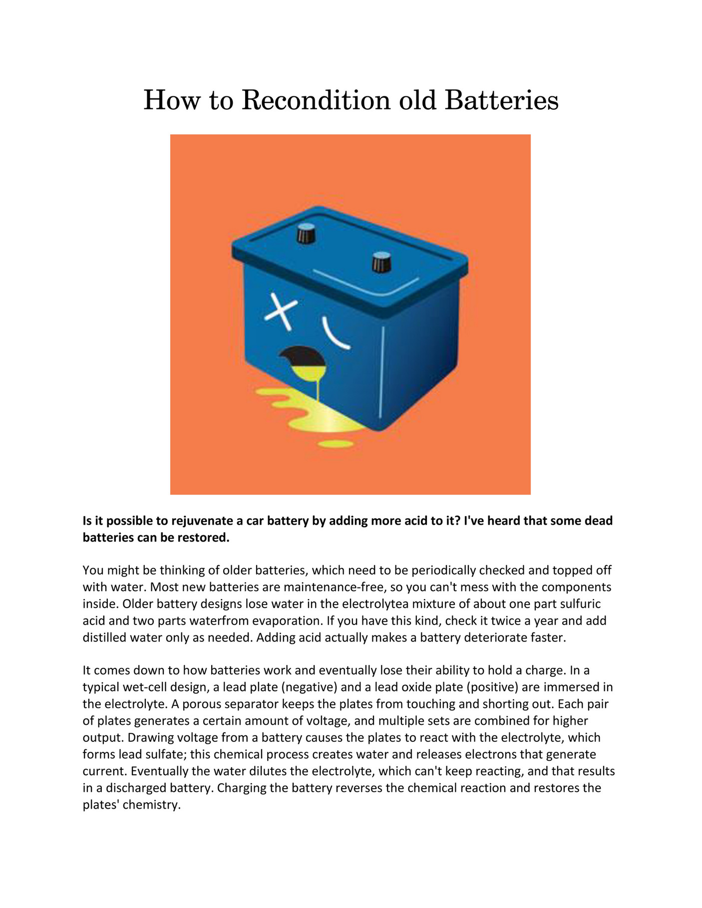 Software - How to Recondition old Batteries - Page 1 - Created with ...