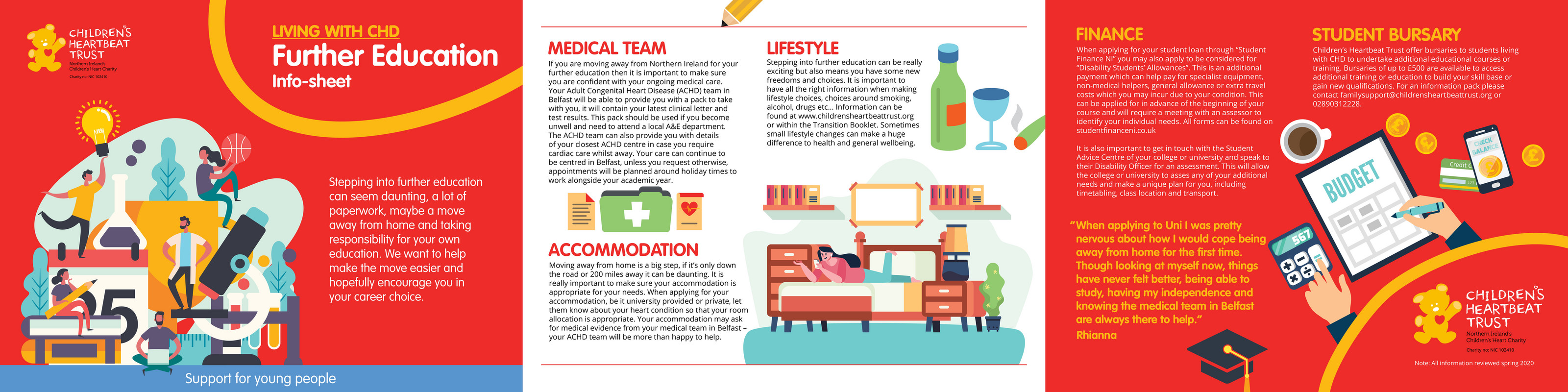 Children's Heartbeat Trust - Further Education Infographic - Page 1 ...