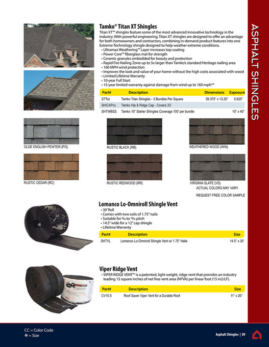 A.B. Martin Roofing Supply - AB Martin Product Catalog - Page 88-89 ...