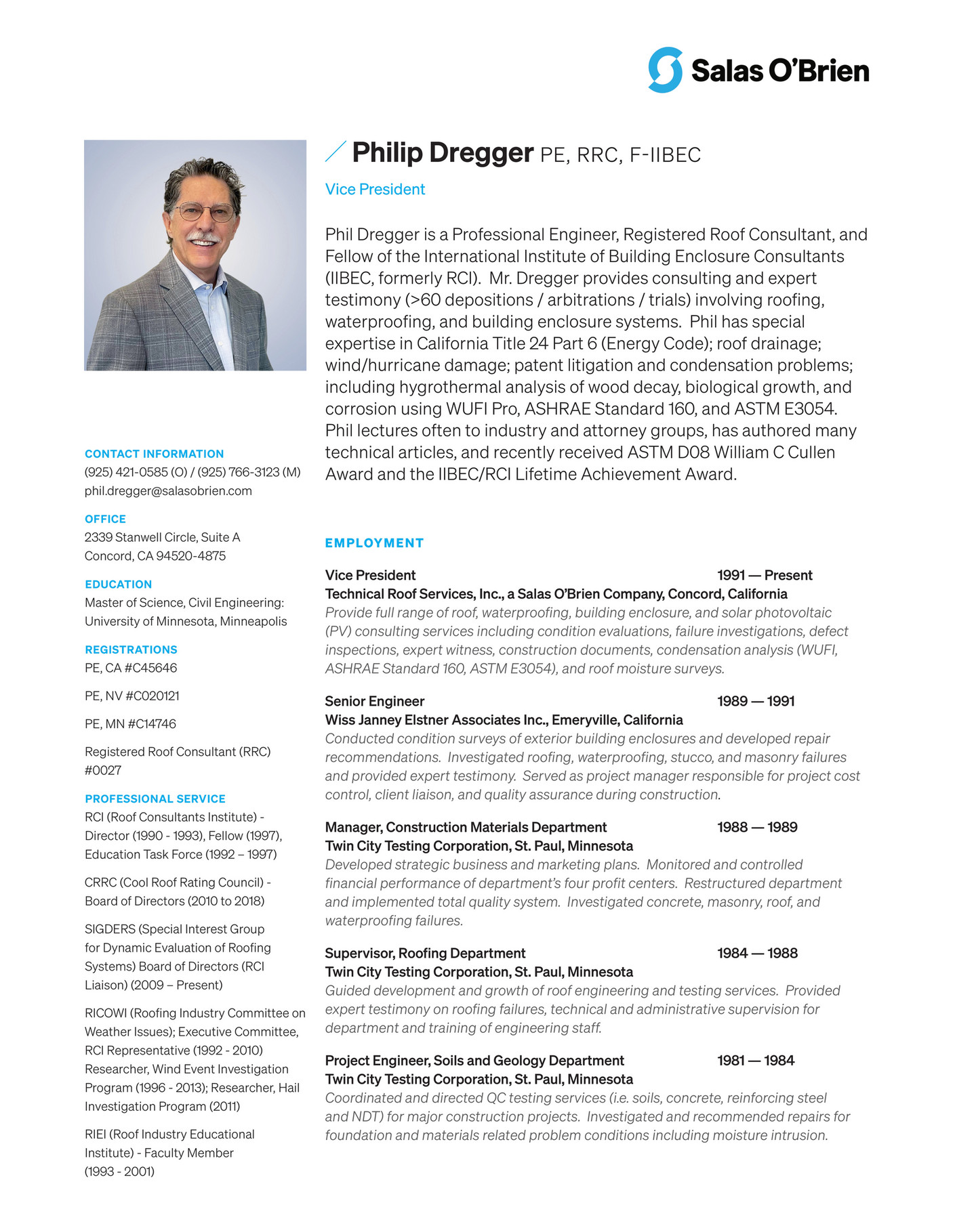 Phil Dregger CV - Page 6
